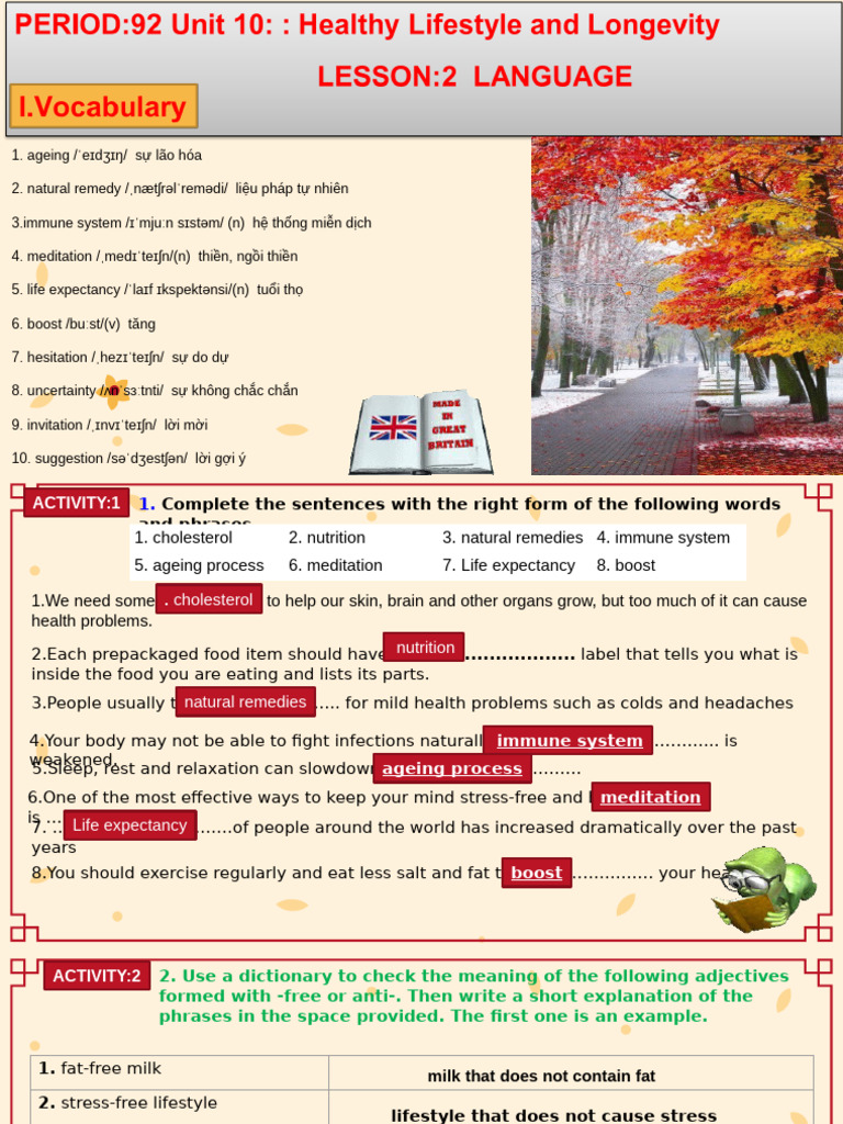 Unit 10 Lesson 2 Language 2 | PDF | Linguistics | Grammar