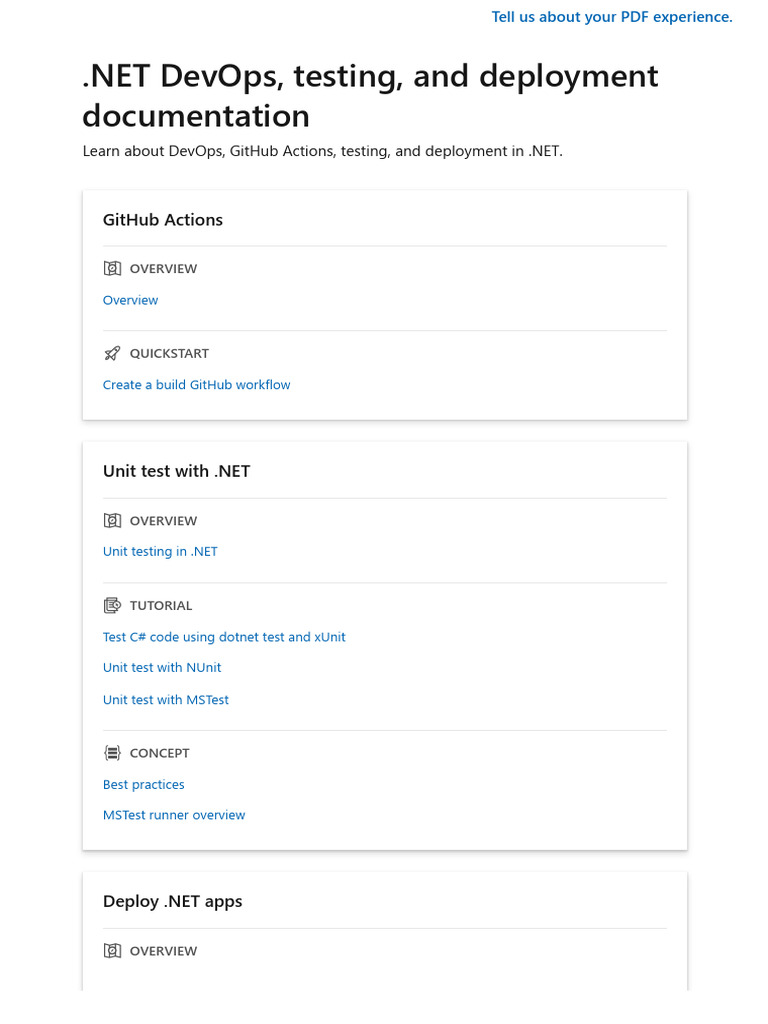 Dotnet Navigate Devops Testing | PDF | Command Line Interface | Parsing