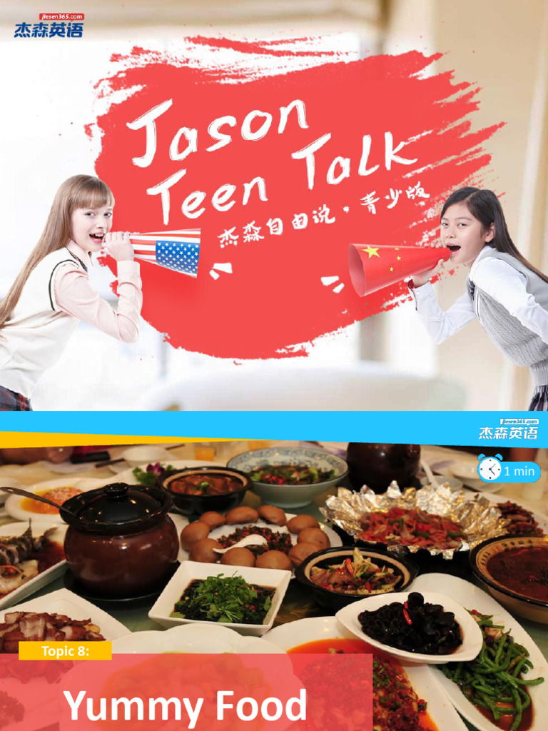 Topic 8 Yummy Food | PDF