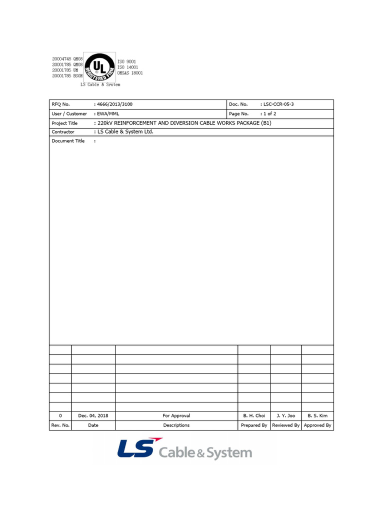 Continuous Current (Circuit Crossing-Duct) | PDF | Electrical Conductor ...