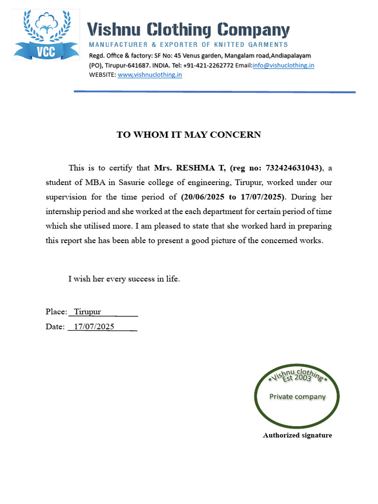 Resh Int Certificate PDF | PDF