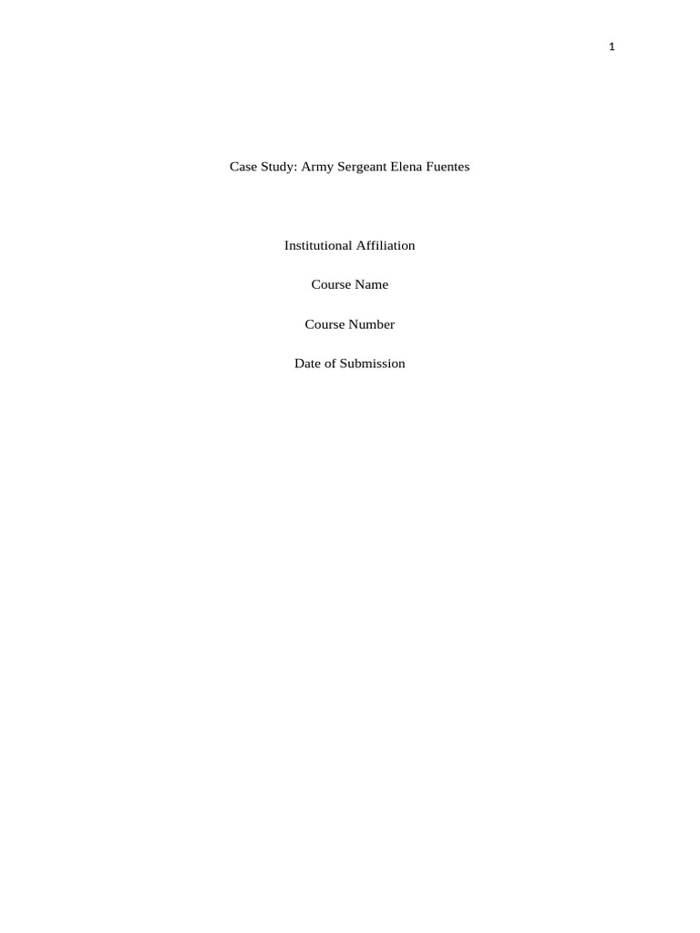Military Sexual Assault Case Study | PDF | Rape | Gender Role
