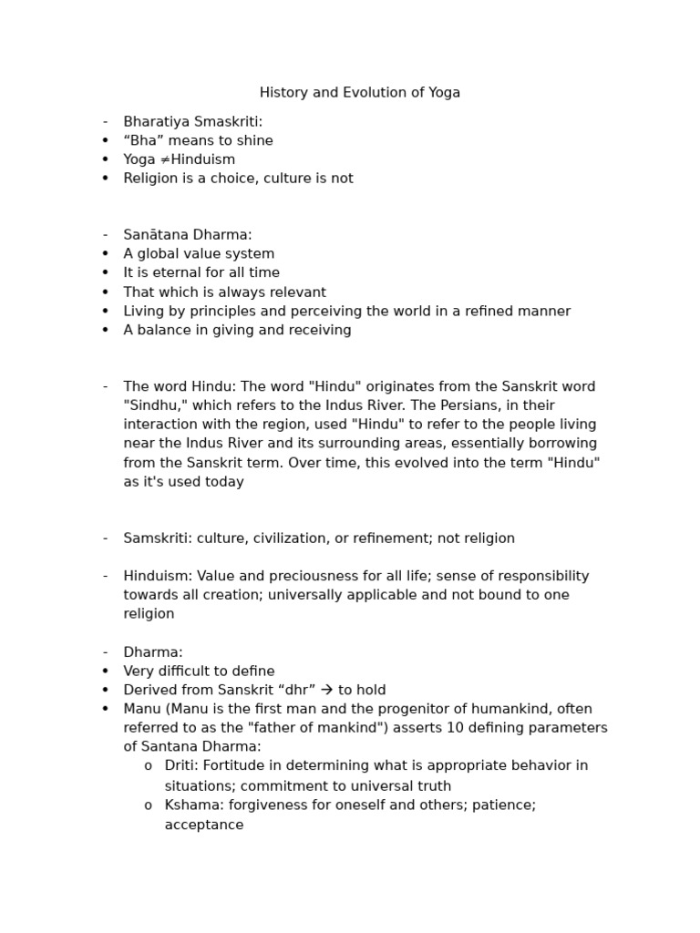 History and Evolution of Yoga | PDF | Brahman | Yoga