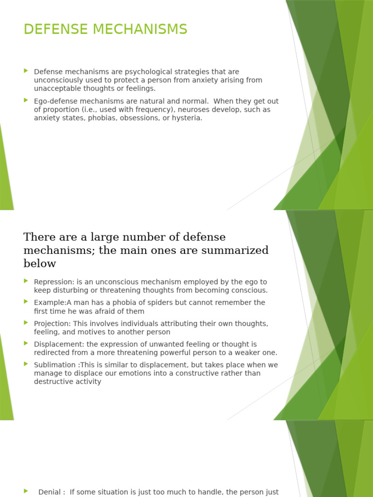Defense Mechanisms | PDF
