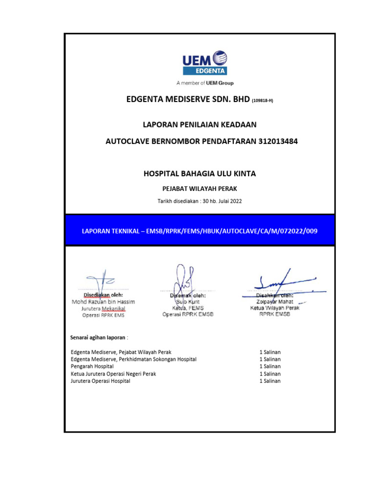CA Autoclave HBUK | PDF