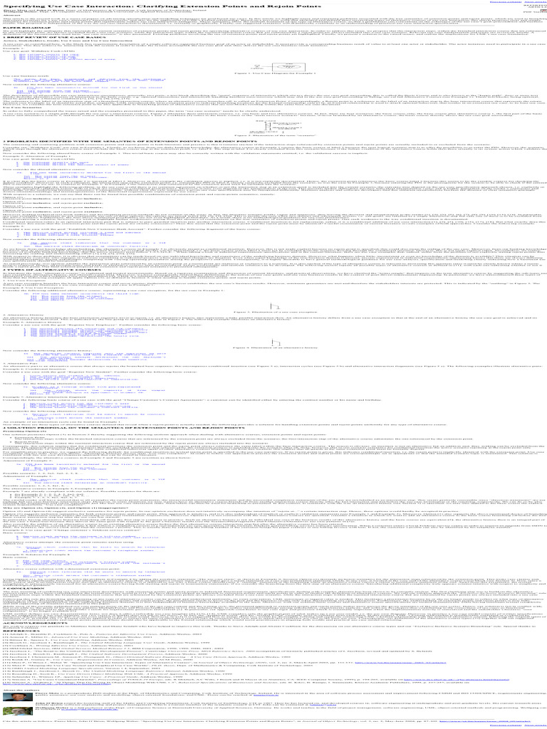Jot - FM Issues Issue 2004 05 Article1 | PDF | Use Case | Unified ...