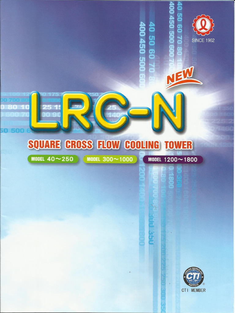 Square Cross Flow Cooling Tower LRC N | PDF