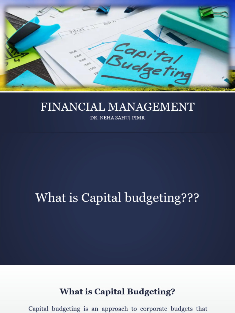 Capital Budgeting (Unit 3) | PDF | Capital Budgeting | Depreciation