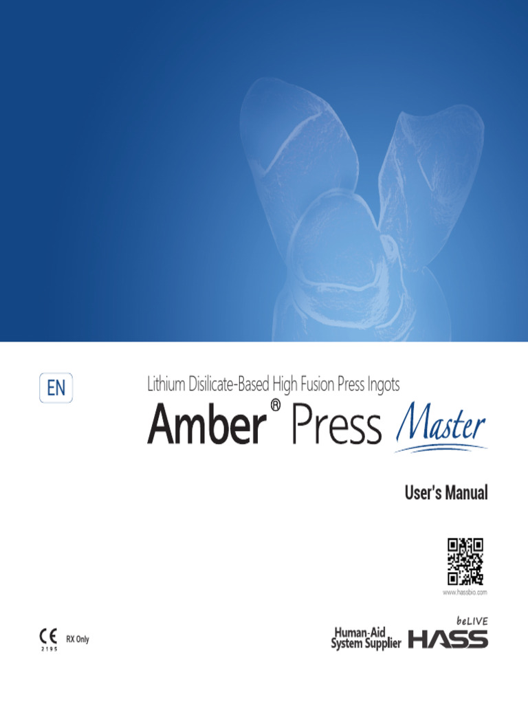 Amber Press User Manual Guide | PDF | Dentistry Branches