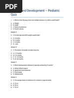 Pediatrics MCQ With Answers | PDF