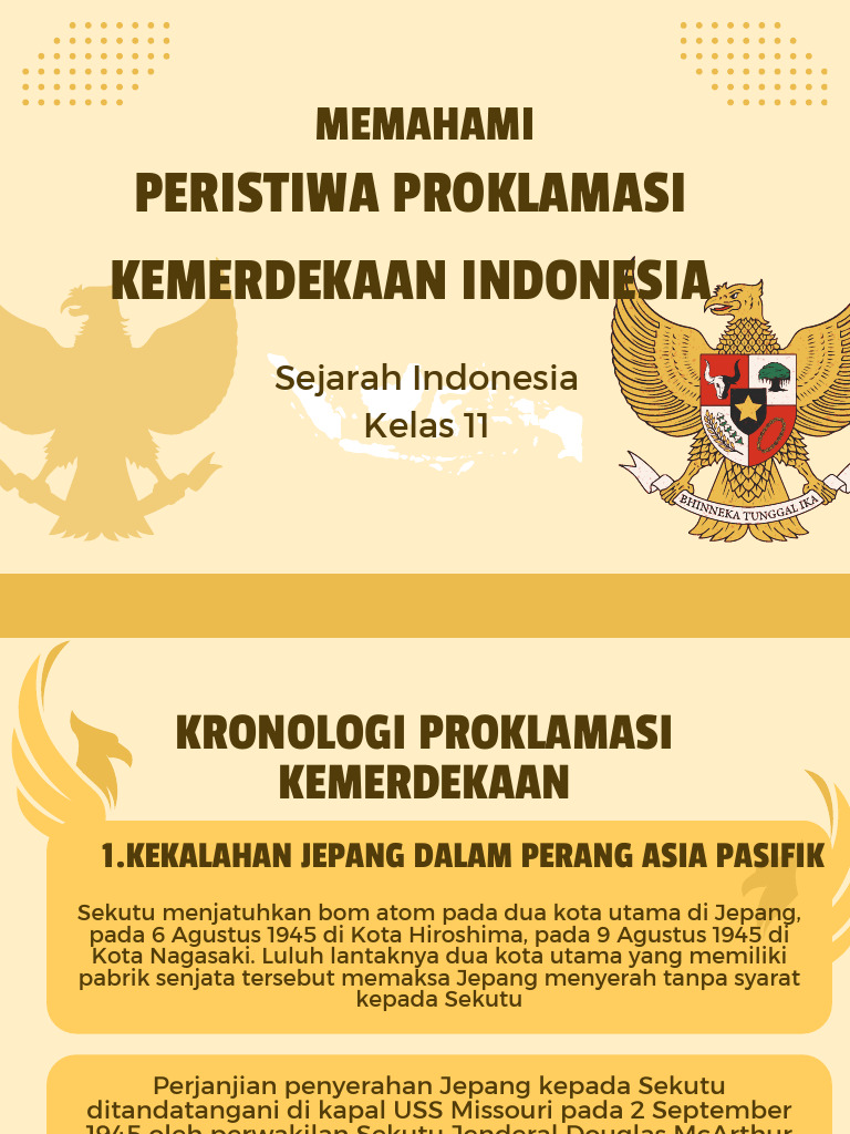 Urutan Proklamasi Kemerdekaan RI | PDF