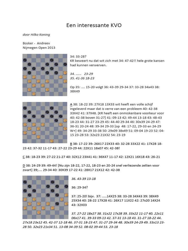 Een Interessante KVO | PDF