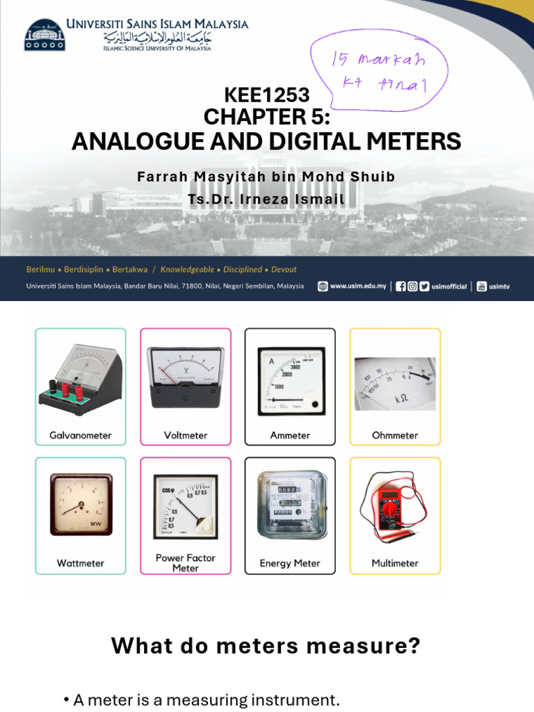 Analog vs Digital Meters Explained | PDF | Inductor | Voltage