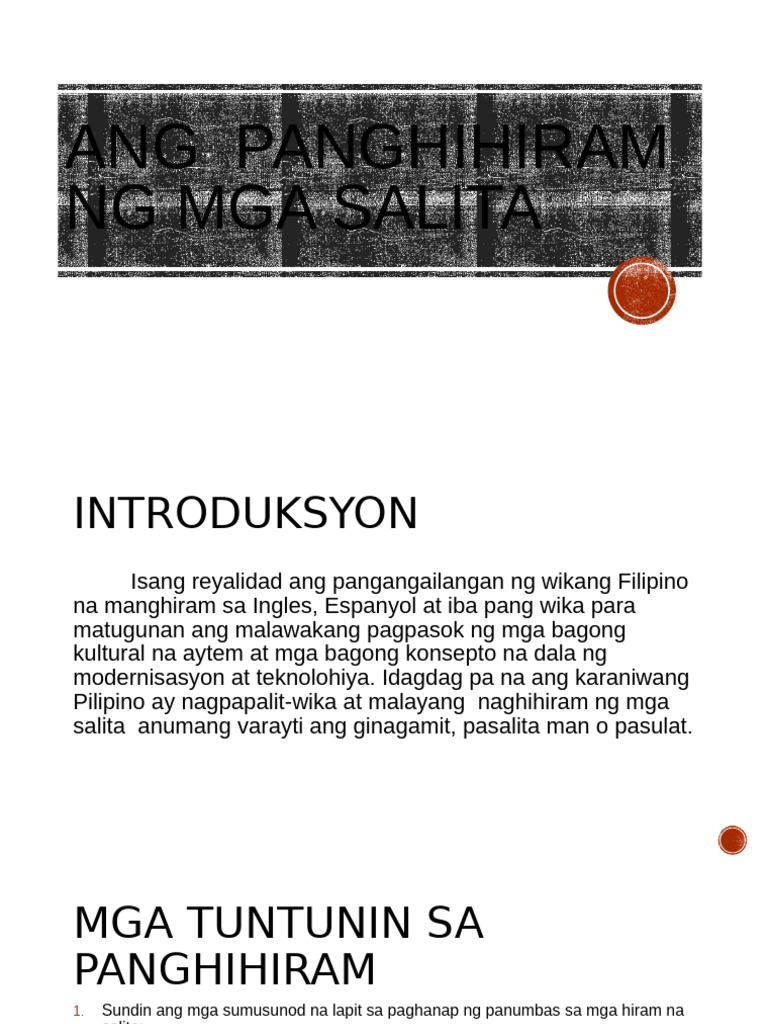 Fil12 1 | PDF