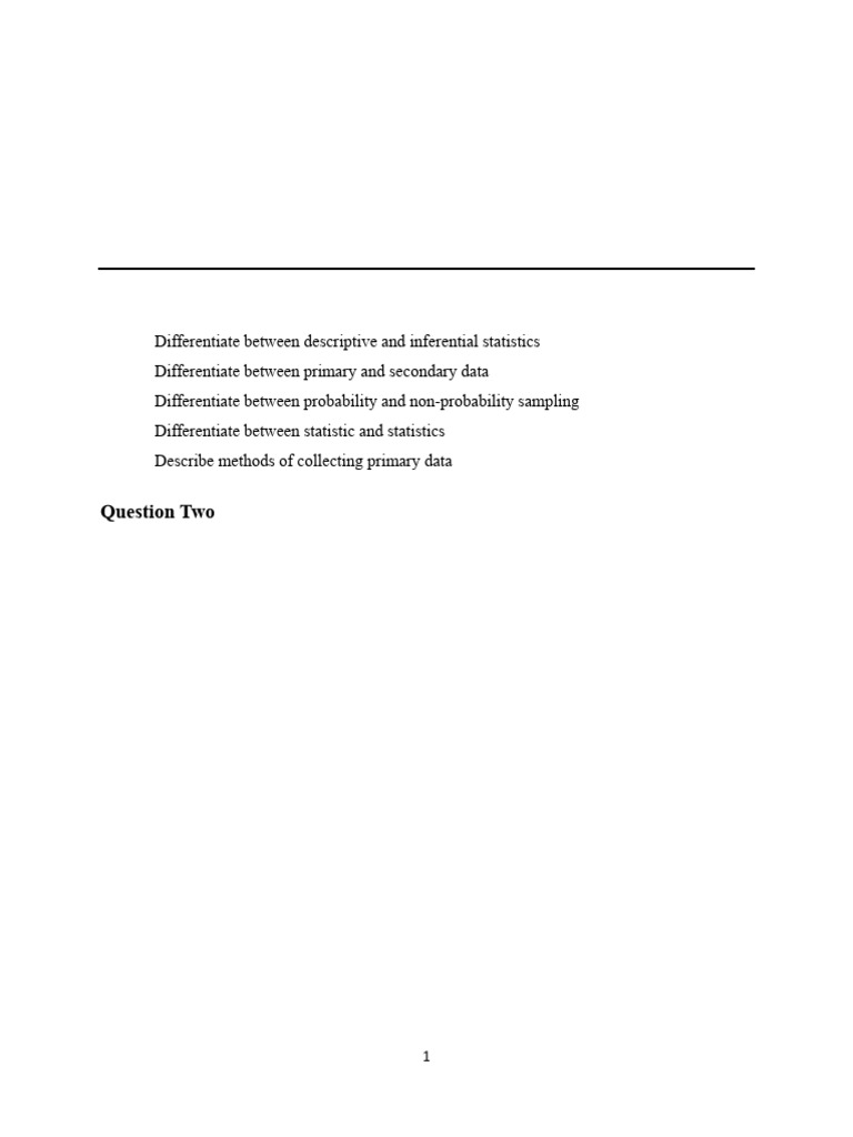 Business Statistics Tutorial Questions | PDF | Mean | Statistics