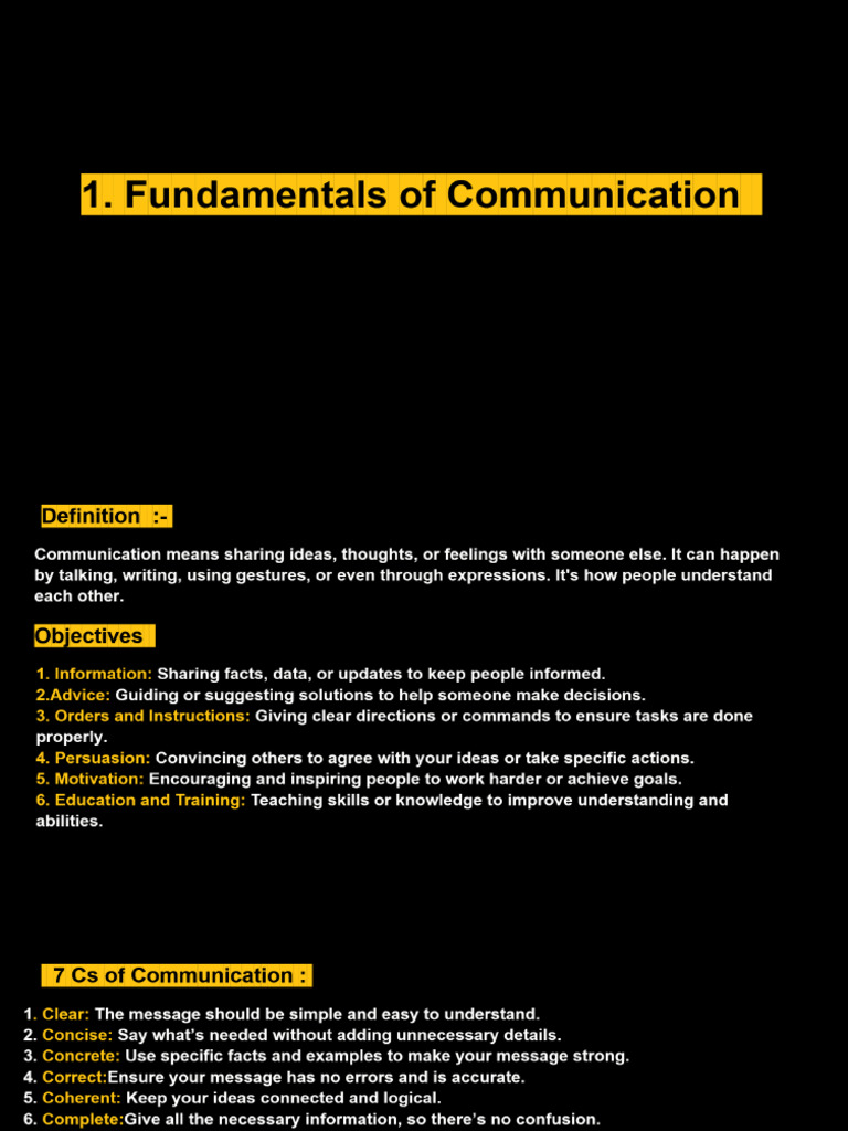 Fundamental of Communication Skills - 8d651abd C2e5 4bc8 9ee8 ...