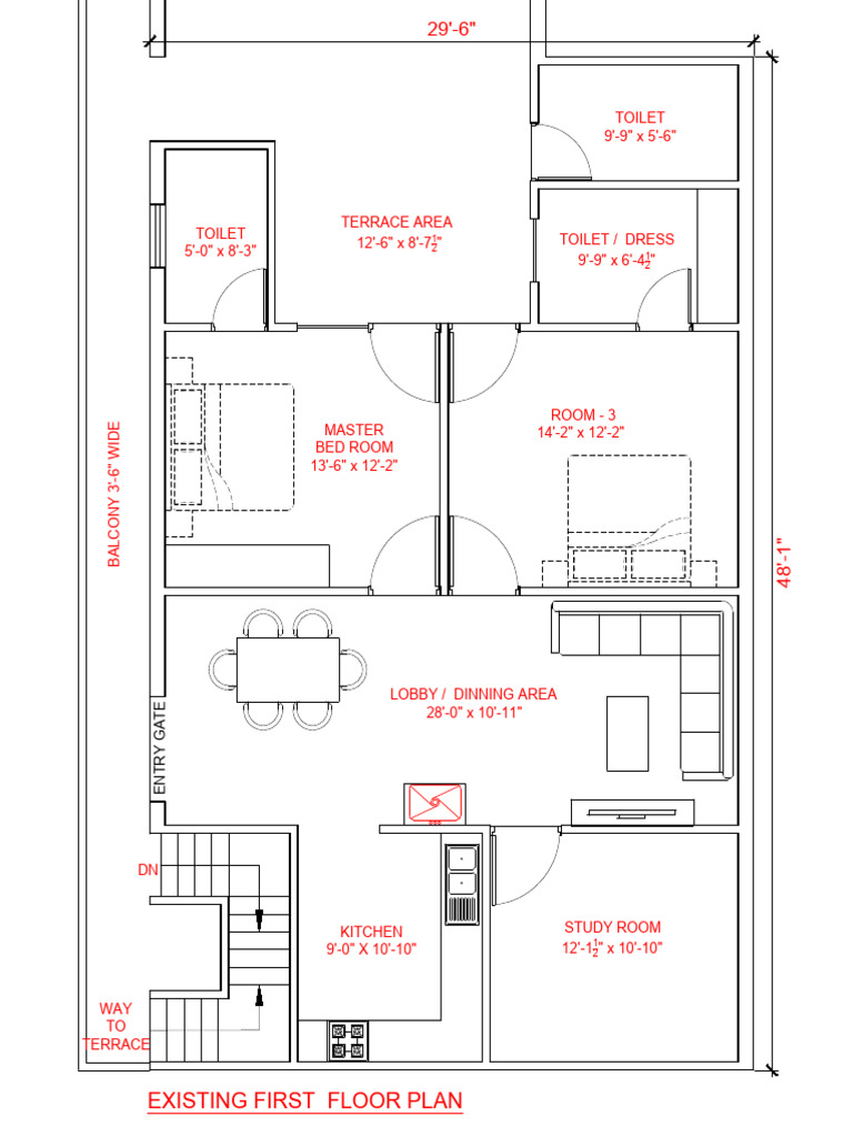 First Floor Plan Dimensions and Layout | PDF