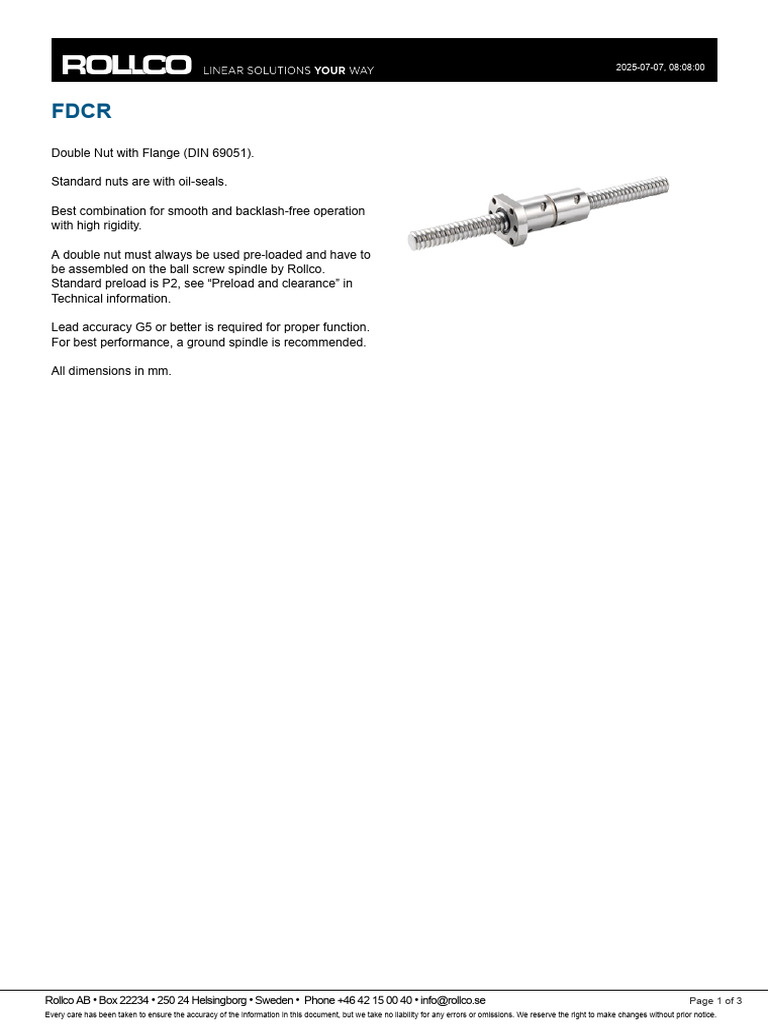 Rollco Product PDF 10000701 | PDF | Mechanical Engineering