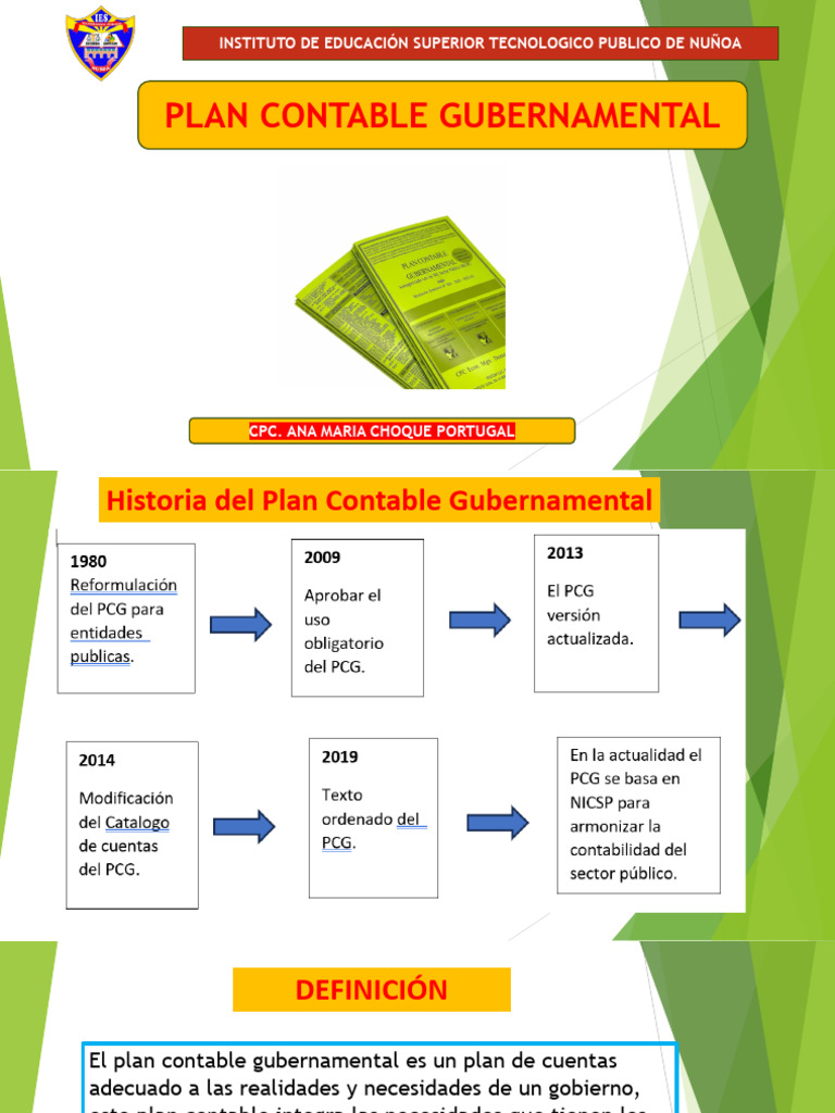 Plan Contable Gubernamental | PDF | Contabilidad
