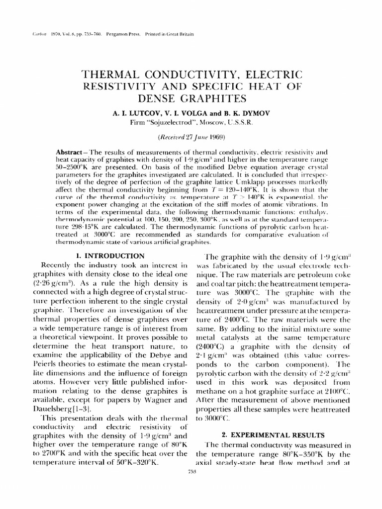 Thermal Conductivity, Electric Resistivity and Specific Heat of Dense ...