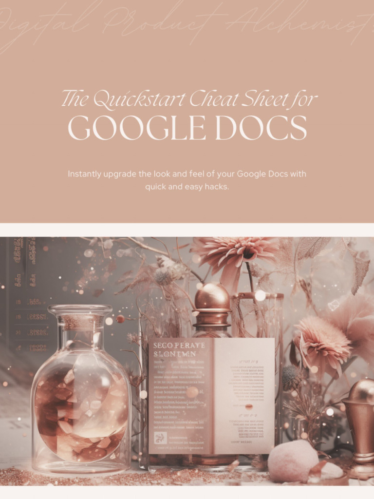 (Biscuit Bliss) Google Docs Quickstart Cheat Sheet | PDF | Text | Software