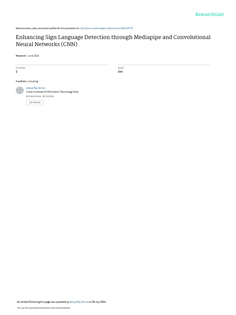 Mediapipe 3.13 for Sign Language Detection | PDF | Receiver Operating ...