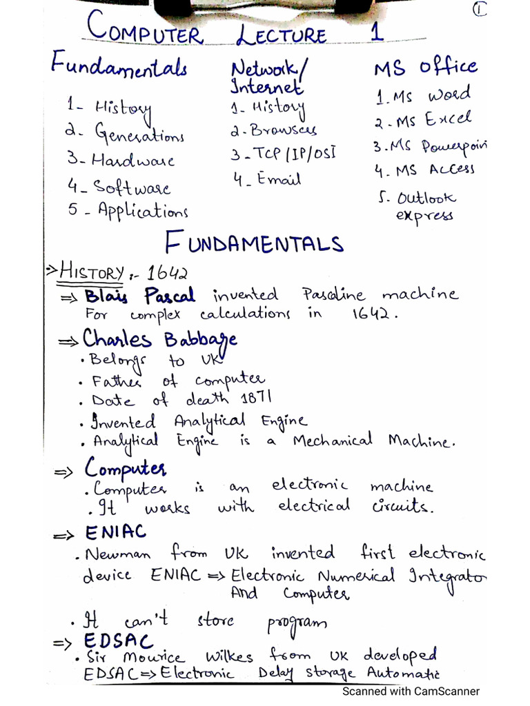 C Computer Lecture 1 | PDF