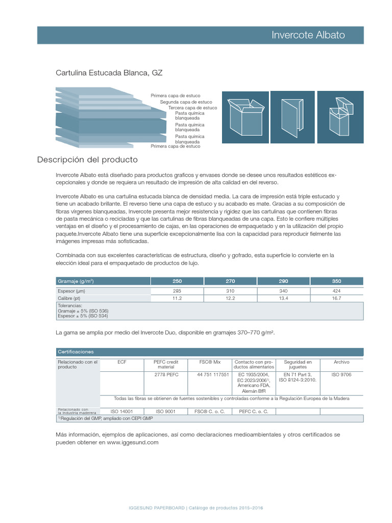 Invercote Albato Es | PDF