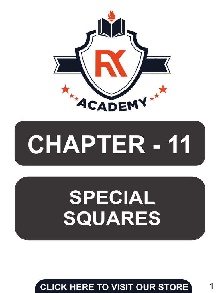 Special Squares Analysis | PDF