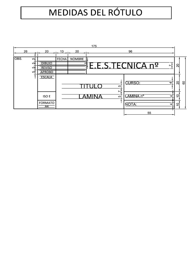 Medidas Rotulo | PDF