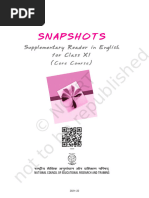 Class 11 English (Snapshots) Ncert Textbook | PDF