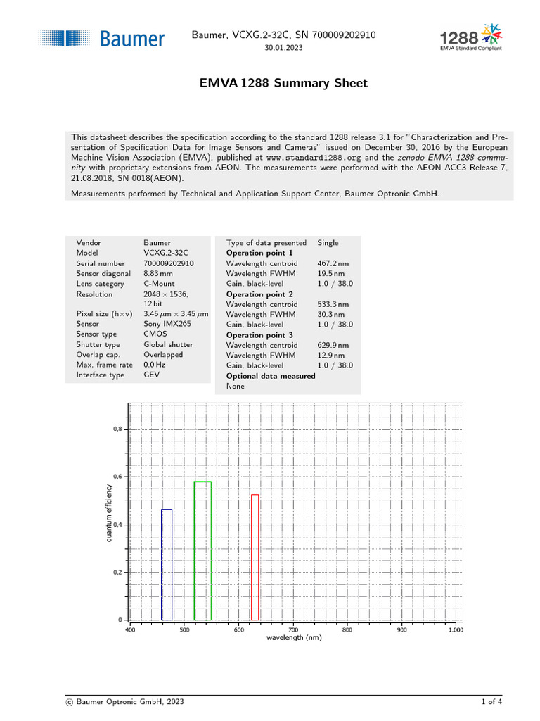 Emva Vcxg.2-32c Cid014002 External | PDF | Signal To Noise Ratio ...