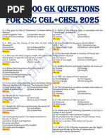 SSC CGL Model Paper Eduquity Style | PDF