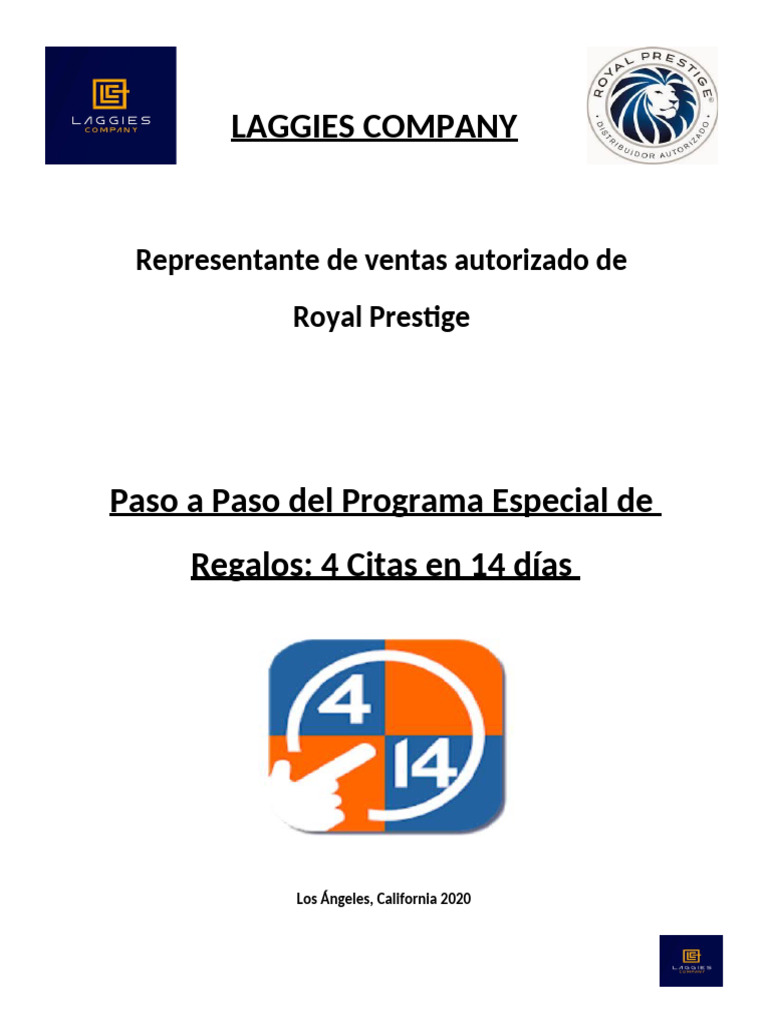 Guia Pasos 4-14 Laggies | PDF