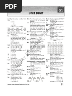 Unit Digit Questions | PDF
