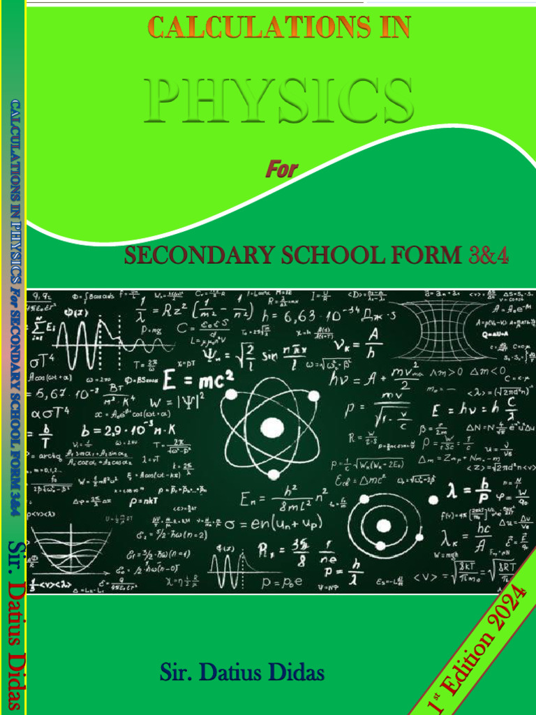 Calculation in Physics Form Three Full-2 | PDF | Transformer | Electric ...