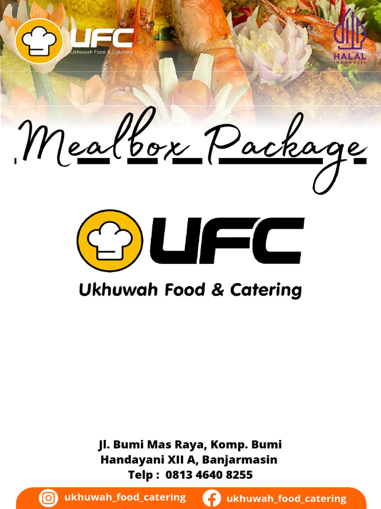 Mealbox Menu Ufc 2024 | PDF | Indonesian Cuisine | Prepared Foods