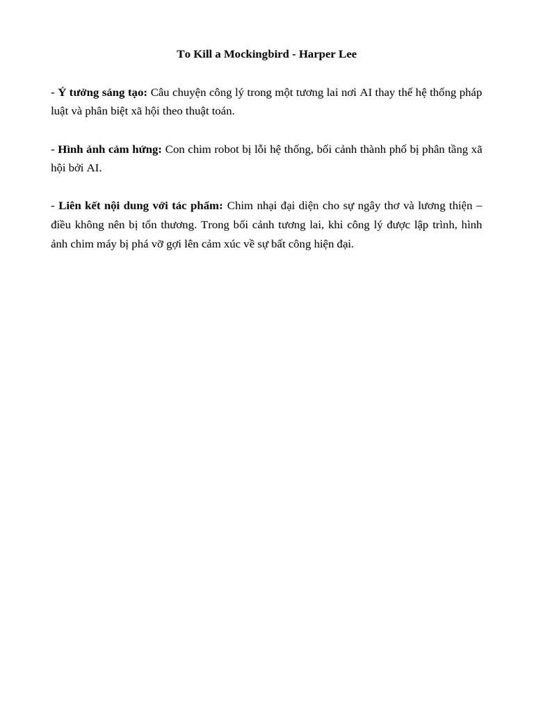 1 - To Kill A Mockingbird - Harper Lee | PDF