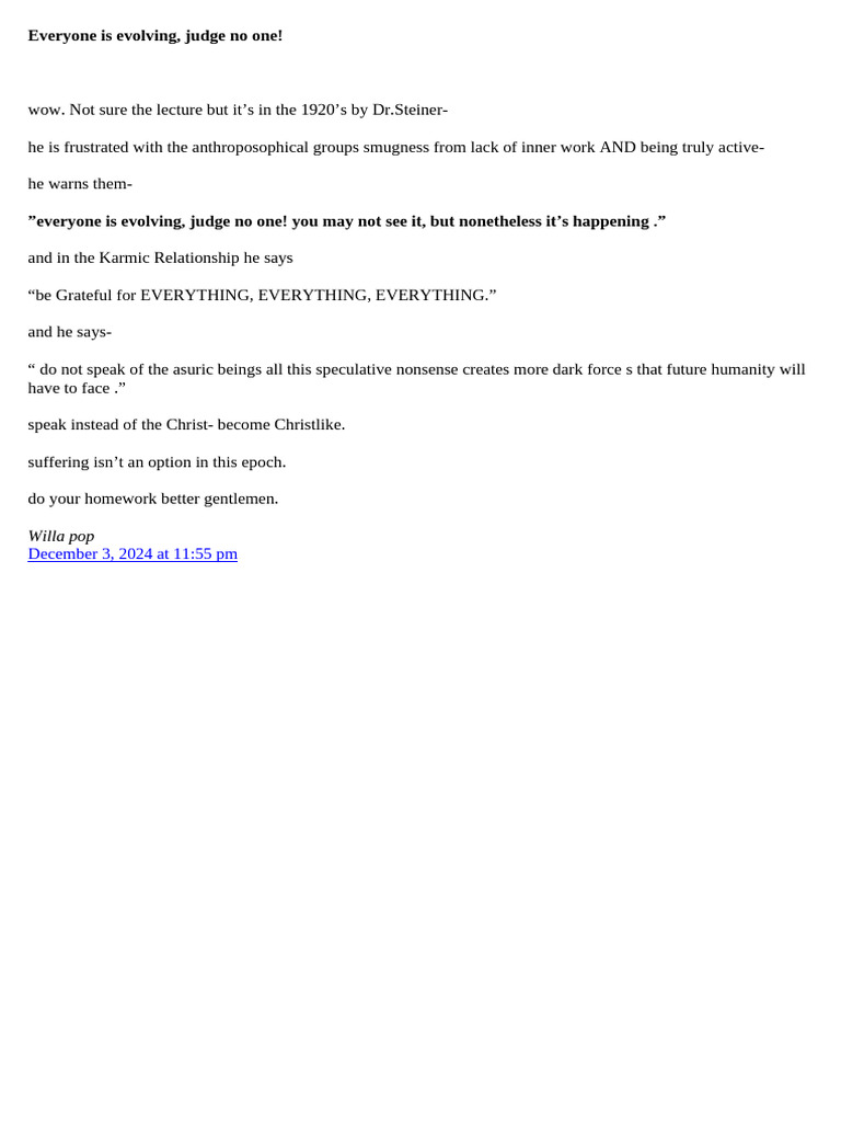 Evolving Beyond Judgment: A Call to Action | PDF