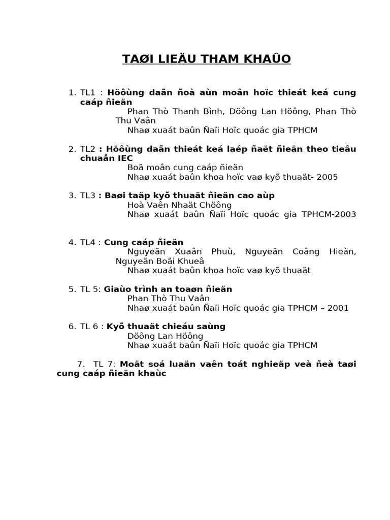 Tai Lieu Tham Khao | PDF