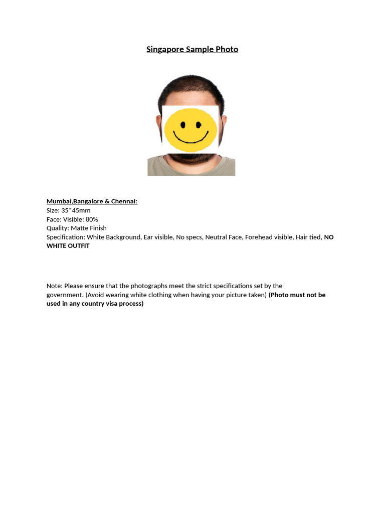 Singapore Sample Photo | PDF