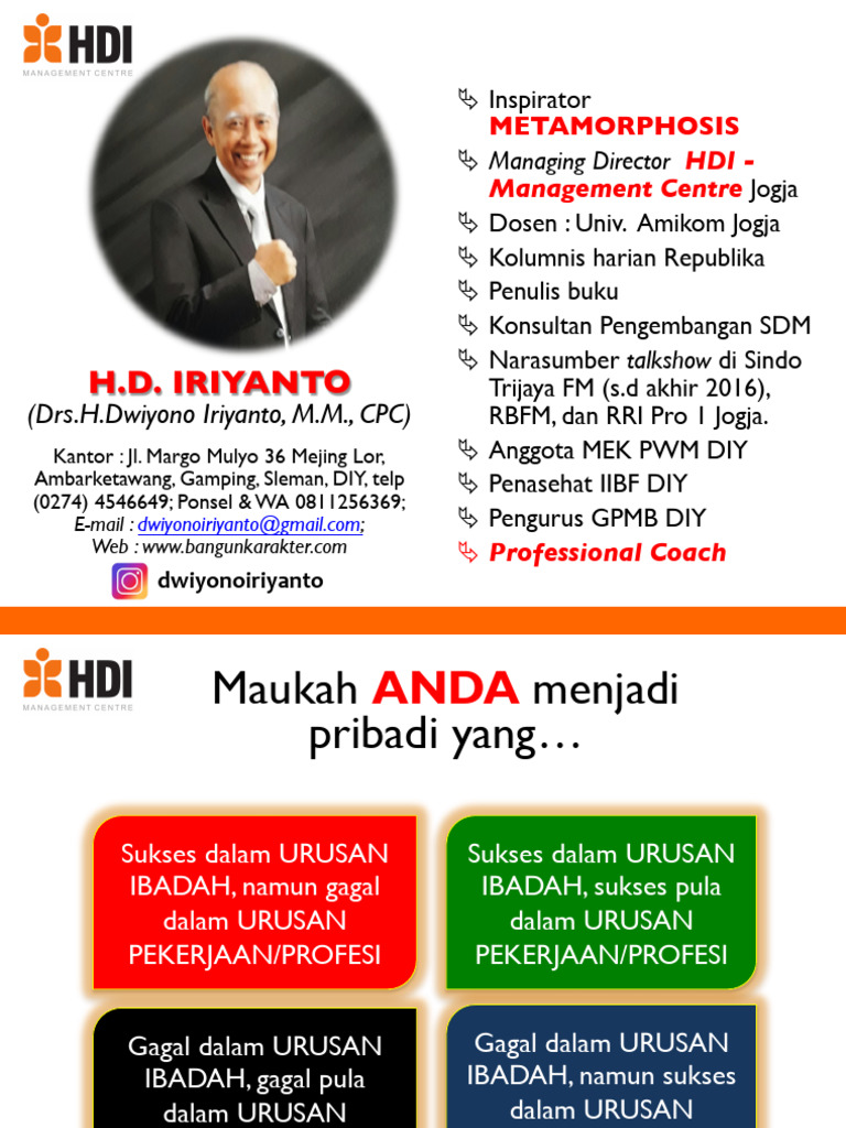 Buku Kehidupan dan Warisan H.D. Iriyanto | PDF