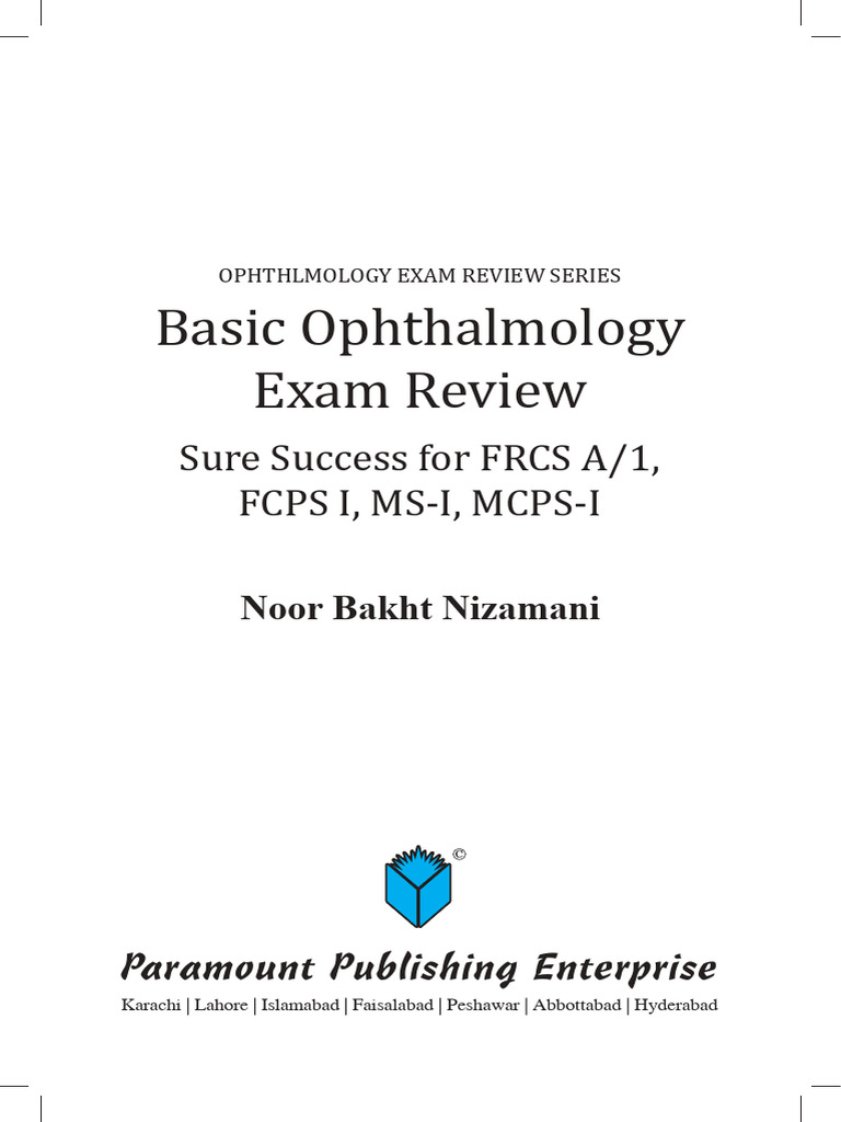 Noor Bakht Basic Ophthalmology Min | PDF | Human Head And Neck | Human Anatomy