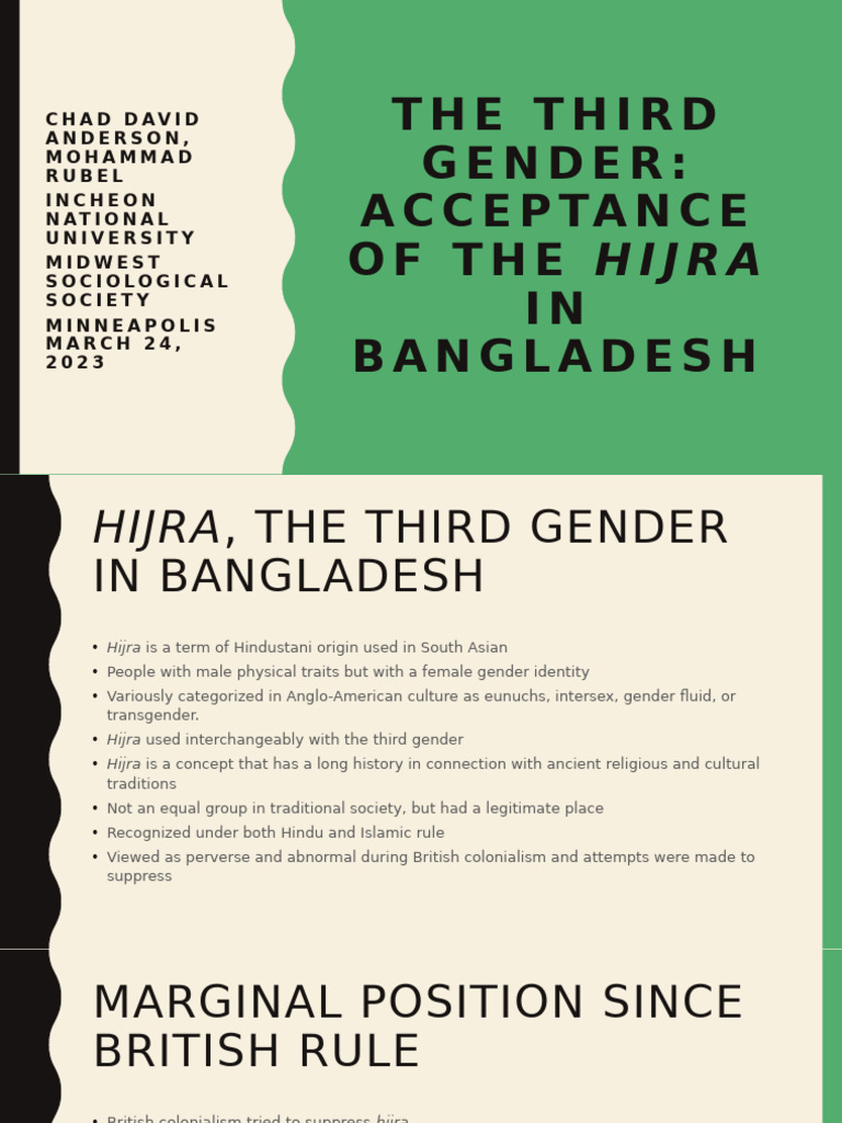 The Third Gender in Bangladesh | PDF | Gender | Gender Studies