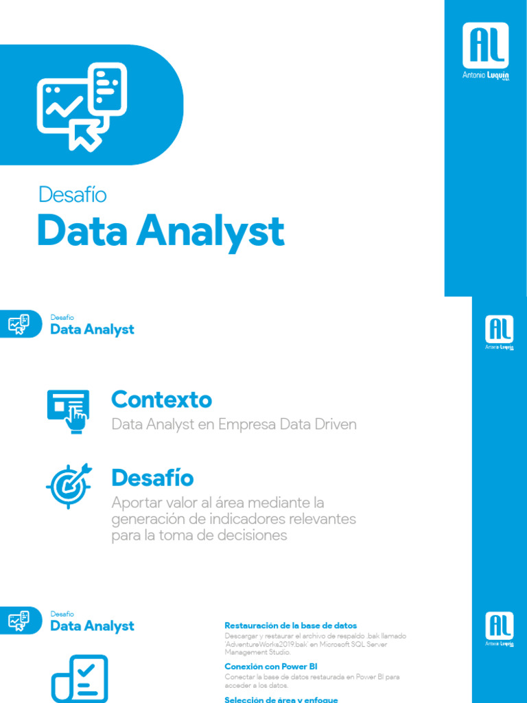 Des A Fio Data Analyst | PDF | Bases de datos | Servidor SQL de Microsoft