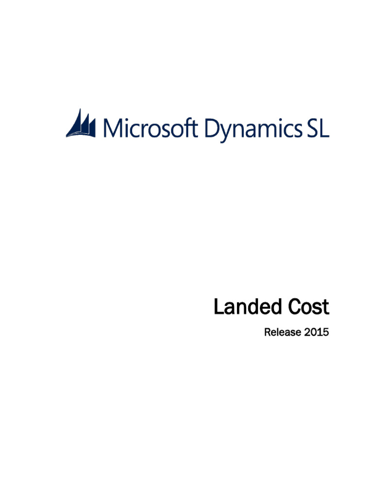 Landed Cost | PDF | Debits And Credits | Accounts Payable