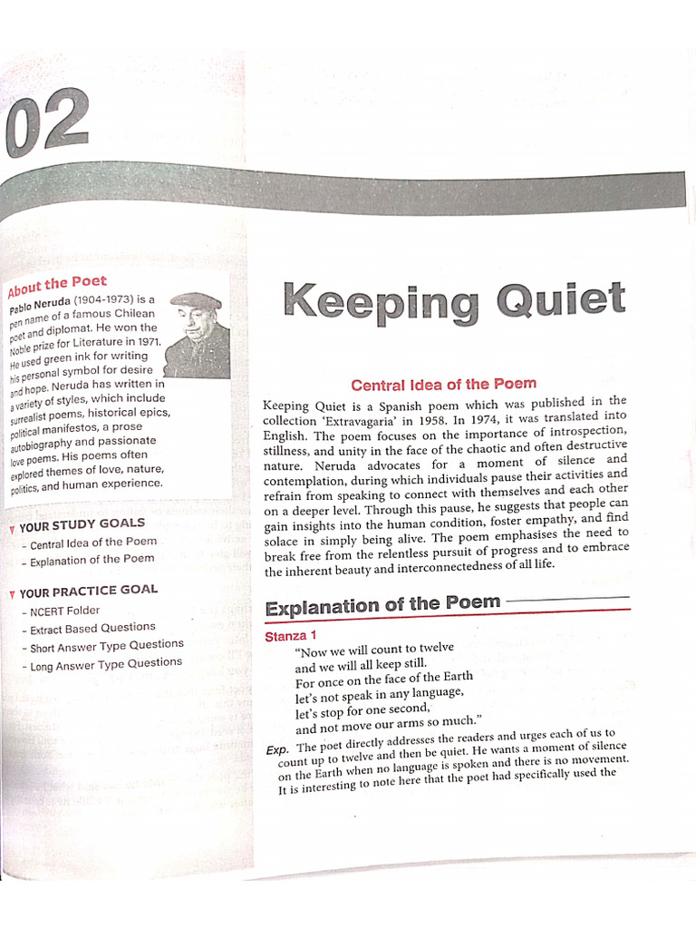 Keeping Quiet | PDF