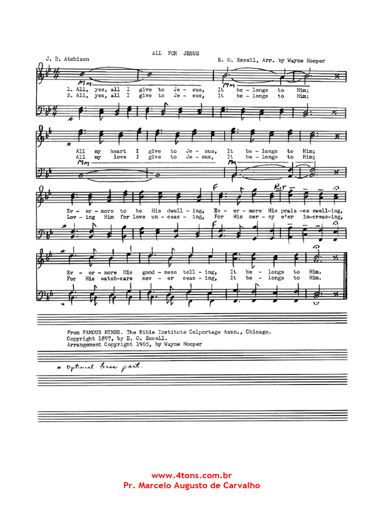 Heralds-All For Jesus 1965 | PDF