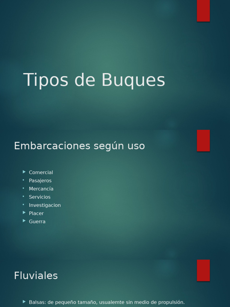 Tipos de Buques | PDF | Envío