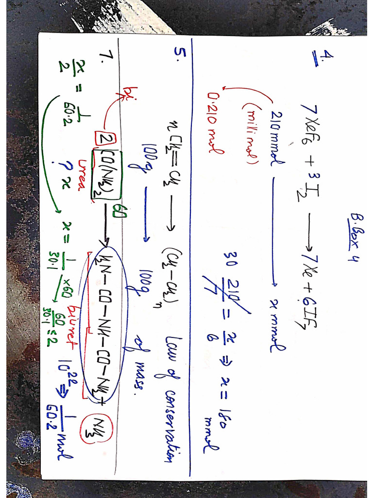 Mole Concept Lecture Notes | PDF